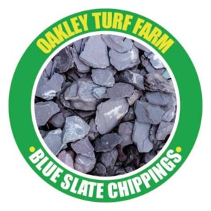 40mm Plum Slate Chippings | Oakley Turf Farm